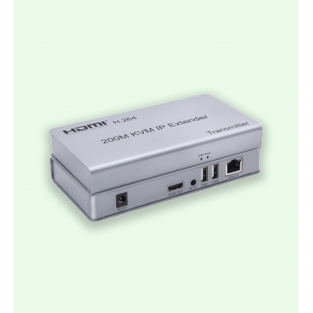 Extender HDMI KVM IP | 200M | W-D-LINK | mode point à points & cascade