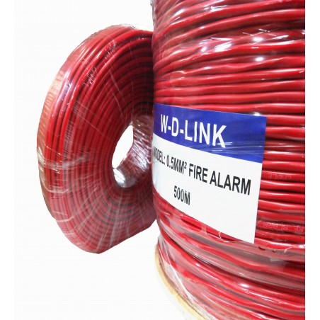 Câble Incendie W-D-LINK 500M : FIRE ALARM 0,8MM