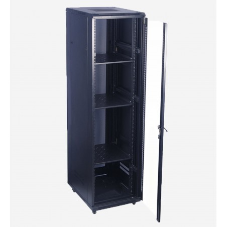 Armoire & Coffret 42U Marque W-D-LINK avec 4 étagères et 4 ventilateurs